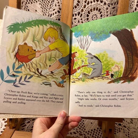 Other | Winnie The Pooh Meets Gopher Little Golden Books Childrens Book ...